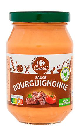 Sauce bourguignonne 250g Contenu