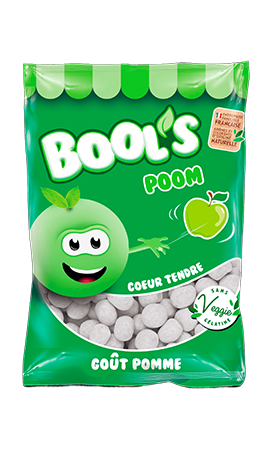 Bonbons pomme Bool's 180g Contenu