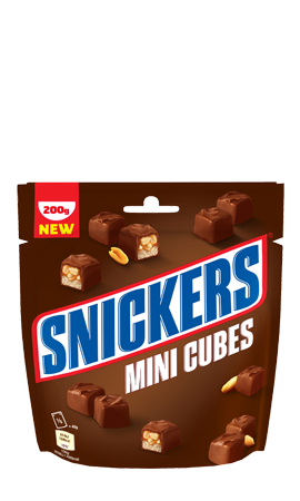 mini cubes Snickers 200 g Contenu